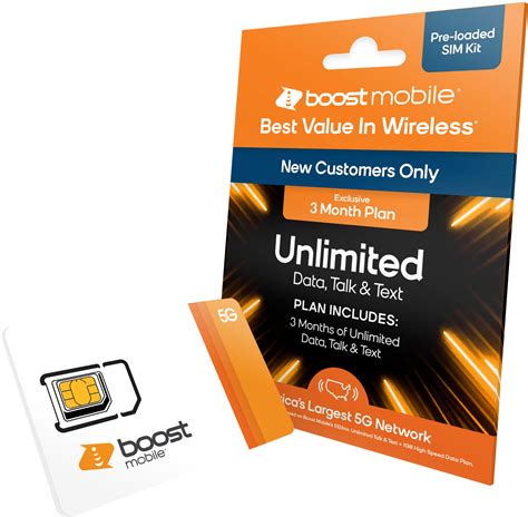 Customer Reviews Boost Mobile 3 Months Unlimited Plan SIM Card Kit