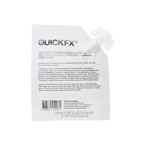 Quickfx Pimple Eraser Clarifying Serum 10g Lazada Ph