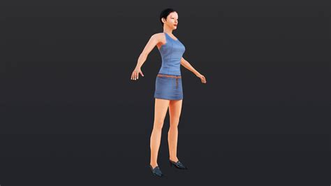 Woman 8 With 52 Animations 32 Morphs 3d Model By Jasirkt