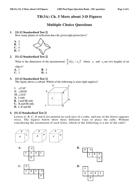 11 16 3a Ch 5 More About 3 D Figures Mc Download Free Pdf Euclidean Plane Geometry