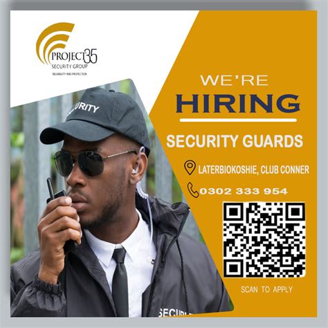 Project 35 Security Group 🚨 Now Hiring Security Guards 🚨 Project 35 Security Group Is