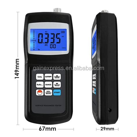 Digital Surface Roughness Tester Meter Gauge Parameters Profilometer W Separate Sensor Um