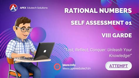 Viii Grade Rational Numbers Self Assessment 01 Apex Institute Of Maths And Sciences