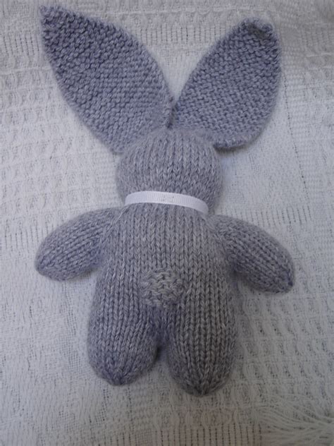 Mini Bunny Hand Knit Etsy