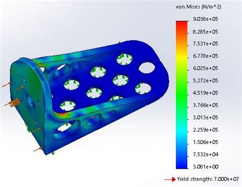 Result Of Fea Solidworks Simulation Xpress Function For My Model Mahoro Fujita Result Of Fea Solidworks Simulation Xpress Function For My Model Mahoro Fujita