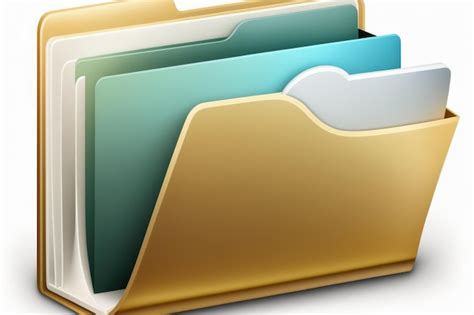 Premium Ai Image File Folder Illustration Data Storage Concept Background Generative Ai