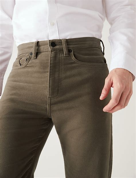 Buy Regular Fit Moleskin Trousers At Marks And Spencer