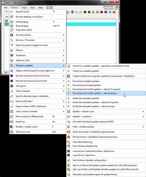Using Batchpatch In ‘offline Mode When Batchpatch Has Internet Access
