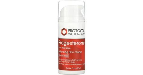 Protocol Progesterone Cream Unscented With Complementary Herbs 3 Oz