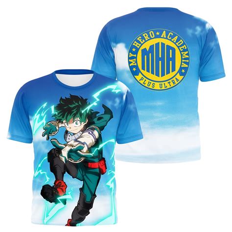 Camiseta Boku No Hero Academia Izuku Midoriya Deku Ctbnha08 Plus