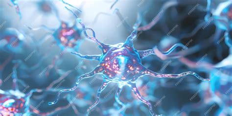 Neuron Nerve Cell The Building Block Of The Nervous System In Action Concept Brain Function