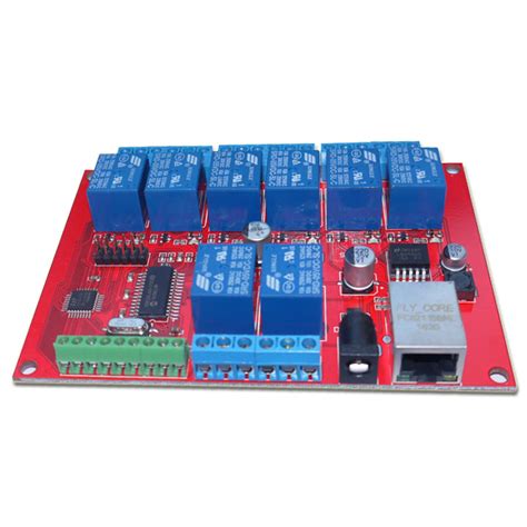 Way Ethernet Relay Module Channel Telecommunications Network Switch TCP UDP Controller