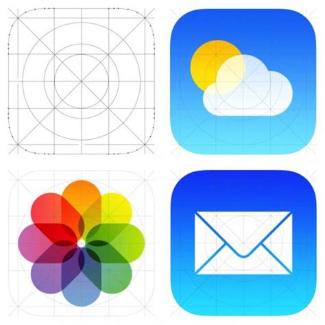 IOS 7 Icon Grid