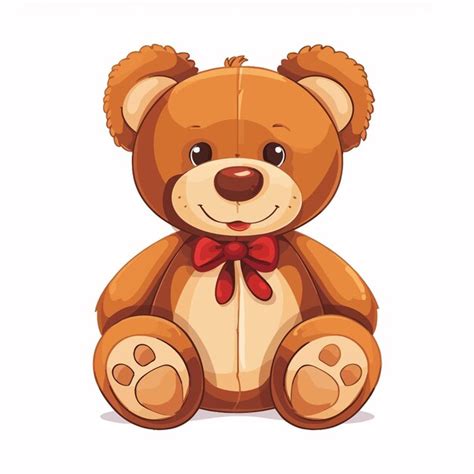 Premium Vector Teddybeartoyiconcartoonisolatedvector