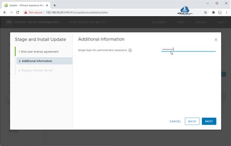 Patching Update Vmware Vcenter Server Appliance From A Zipped Update
