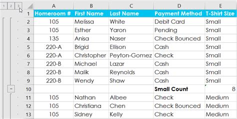 excel 2016 groups and subtotals worksheets library