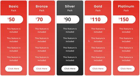 Pricing Table Layouts For Divi Divi Extended
