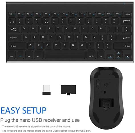 Wireless Rechargeable Keyboard And Mouse Combo Computers And Tech Parts And Accessories Mouse