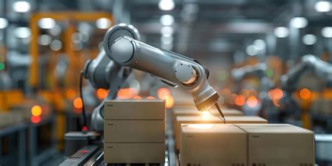 Premium Photo Enhancing Efficiency In Manufacturing And Logistics