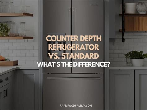 What Is Counter Depth Vs Standard Depth Refrigerator At Debra Cunningham Blog