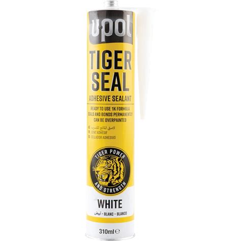 Shop U POL TIG BW Tiger Seal Sealant White 310ml Automotive Sealants