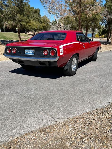 1974 Plymouth Cuda Red For Sale