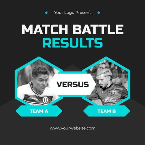 Premium Psd Football Match Instagram Post Psd Template
