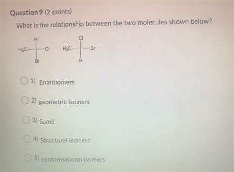 Solved Question 9 (2 points) What is the relationship | Chegg.com
