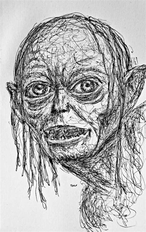 Gollum Drawing
