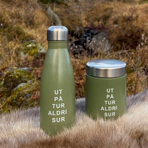 Termoflaske Grønn Liten Ut På Tur Aldri Sur Jakt Og Friluftsliv As