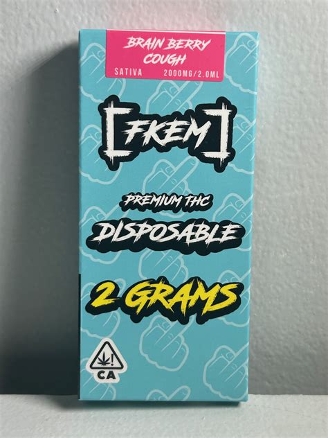 Fkem Disposable 2g Sativa Brain Berry Cough Hotbox