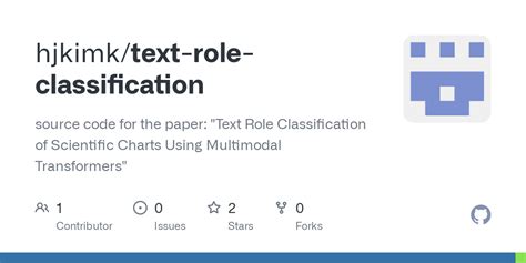 GitHub Hjkimk Text Role Classification Source Code For The Paper Text Role Classification