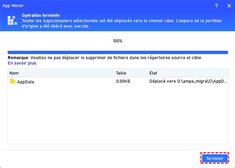 Comment déplacer un dossier vers un autre disque avec l invite de commande
