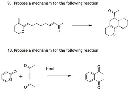 SOLVED Propose Mechanism For The Following Reaction Propose Mechanism