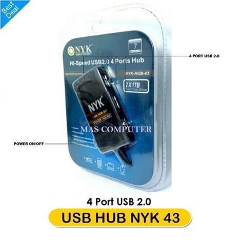 Jual Usb Hub Nyk Port Usb Hub Port Hub Usb Port Usb Hub Slim Jakarta Pusat MAS