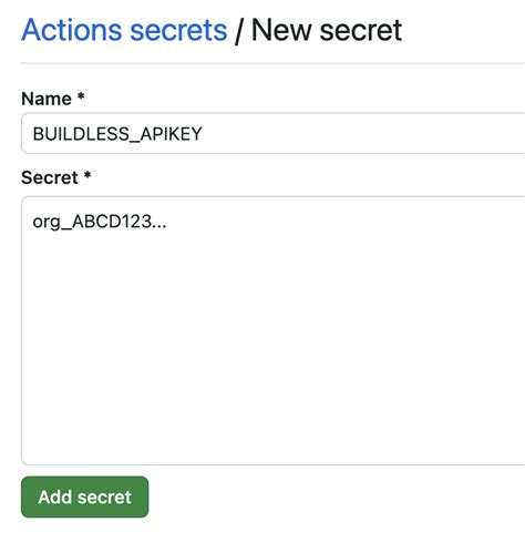 buildless github actions