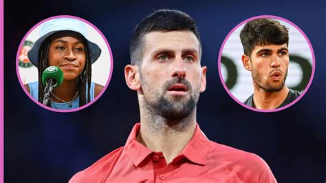 Novak Djokovic Carlos Alcaraz And Coco Gauff React To The Serbs