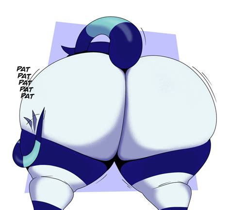 Rule 34 Ass Big Ass Big Butt Blue Skin Breathotter Bubble Ass Bubble Butt Female Rae