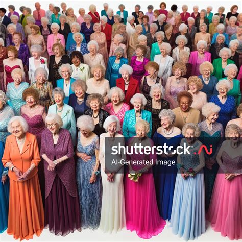 72 Elderly Women Prom Dresses Ai Generated Image 2474993613 Shutterstock