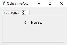 Python GUI Program Creating A Tabbed Interface With Tkinter