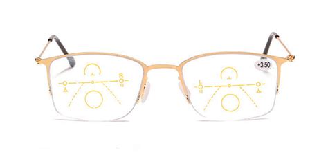 Thin Metal Semi Rimless Glasses Framesfashion Professional Selections
