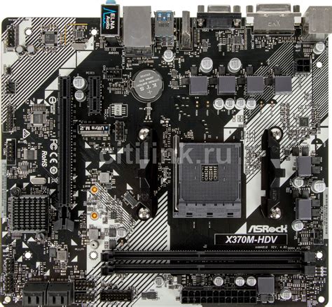 Характеристики Материнская плата ASROCK X370M-HDV R4.0, SocketAM4, AMD ...