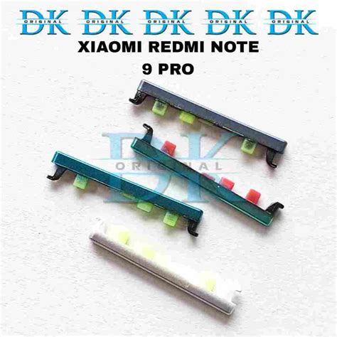 Jual Tombol Luar Xiaomi Redmi Not 9 Pro On Off Volume Pernik Rubber