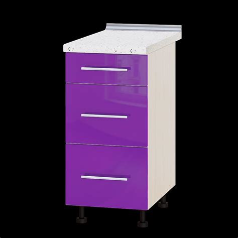 Кухня модерн модуль низ н87 400 бузок глянець — дуб молочний 40х47х82 см — ціна 2771 грн у