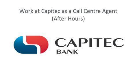 Work At Capitec As A Call Centre Agent After Hours Jobcare