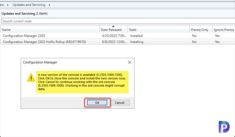 Latest Configuration Manager Hotfix KB Rollup