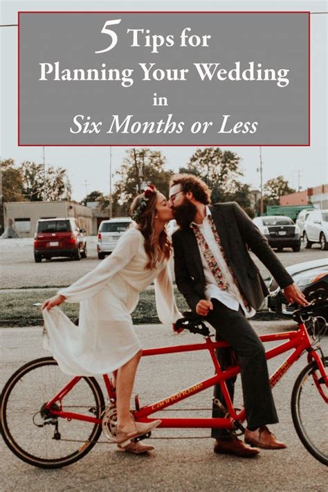 5 Tips For Planning Your Wedding In Six Months Or Less Junebug