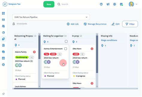 workflow advanced tags in pipelines taxdome help center