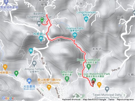 白石湖吊橋 健行筆記