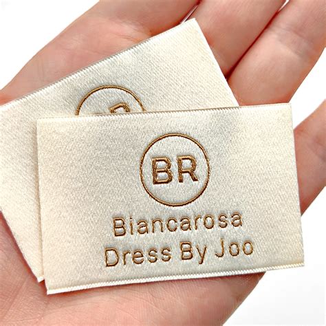 Etiqueta De Bordado Orgánico Etiquetas Tejidas Personalizadas Para
